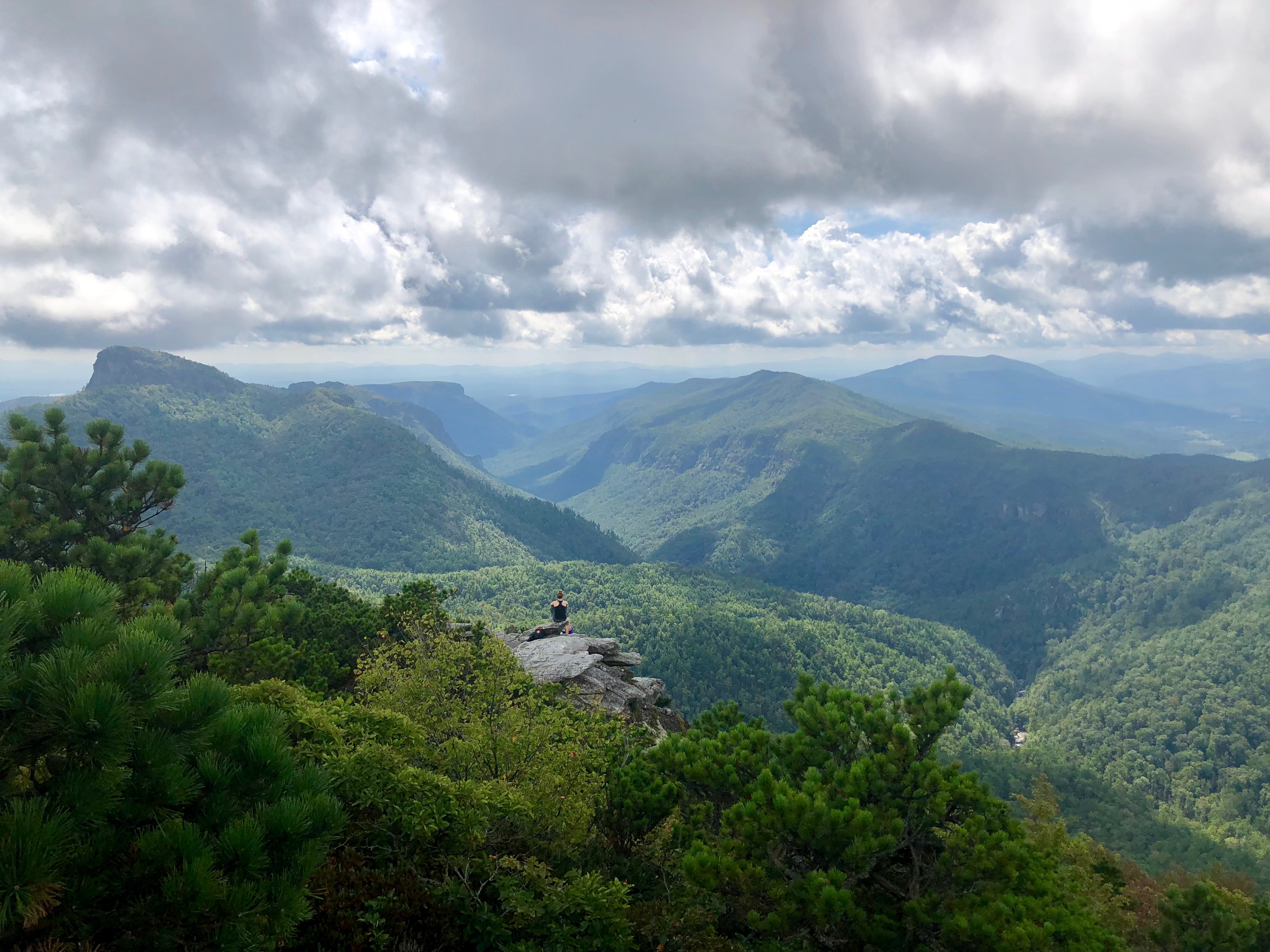 Hawksbill Mountain Hiking Trail Linville Gorge North Carolina
